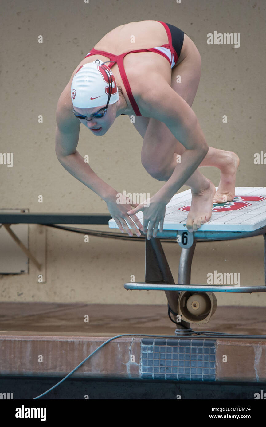 Stanford, California, USA. 15th Feb, 2014. Stanford University senior ...