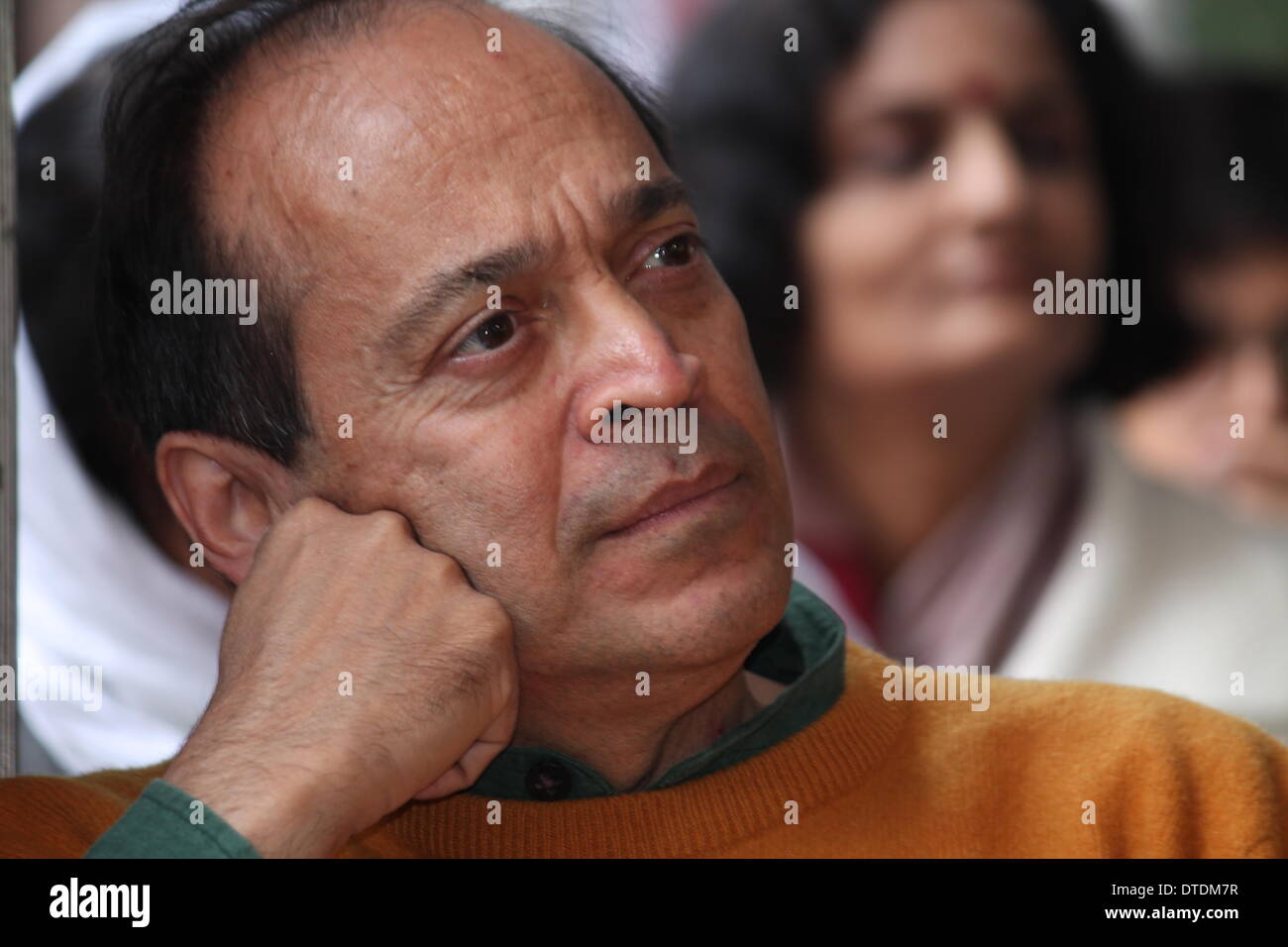 Patna Museum, Patna, Bihar, India, February 16th 2014. Vikram Seth, an ...