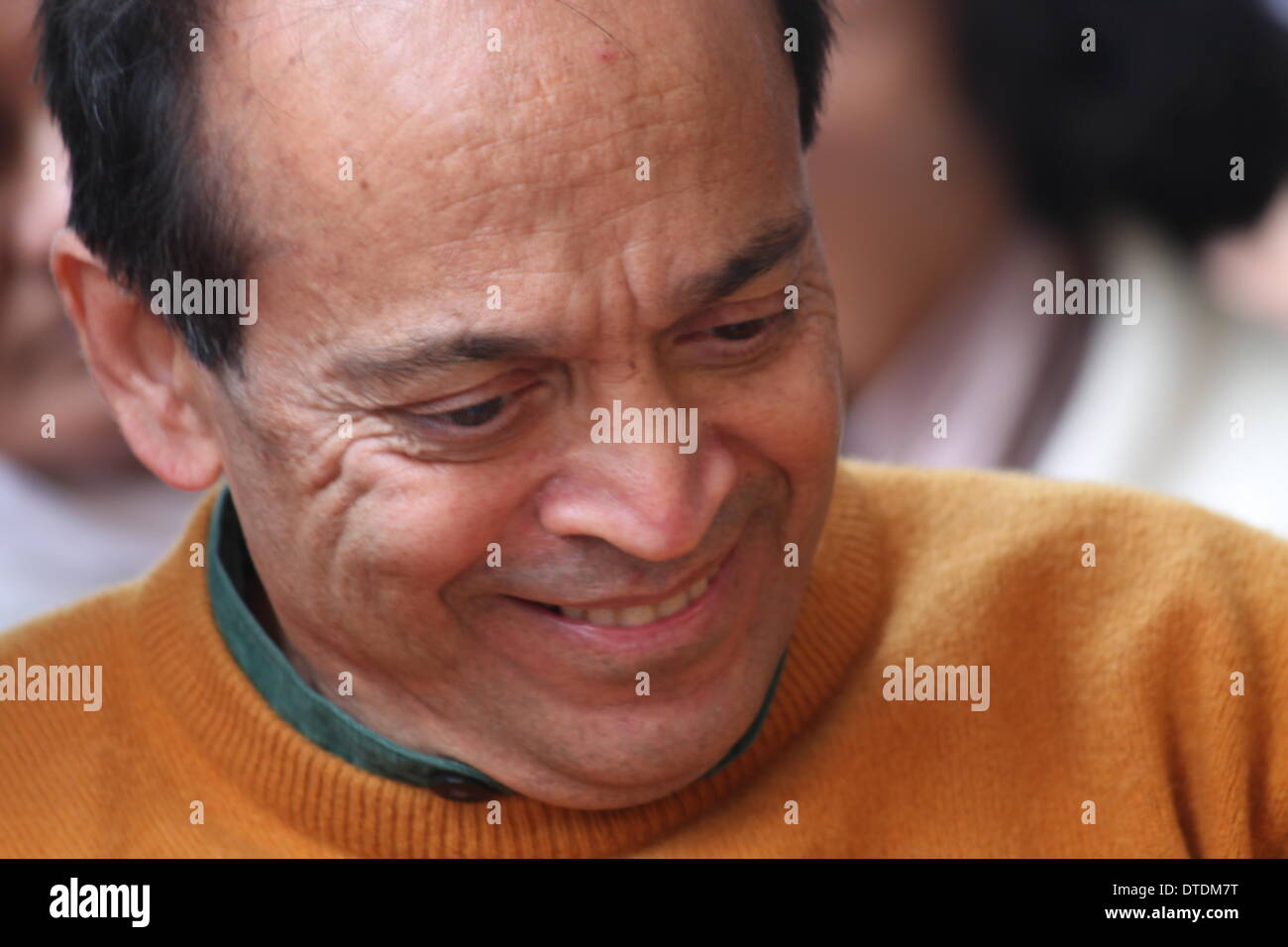 Patna Museum, Patna, Bihar, India, February 16th 2014. Vikram Seth, an ...