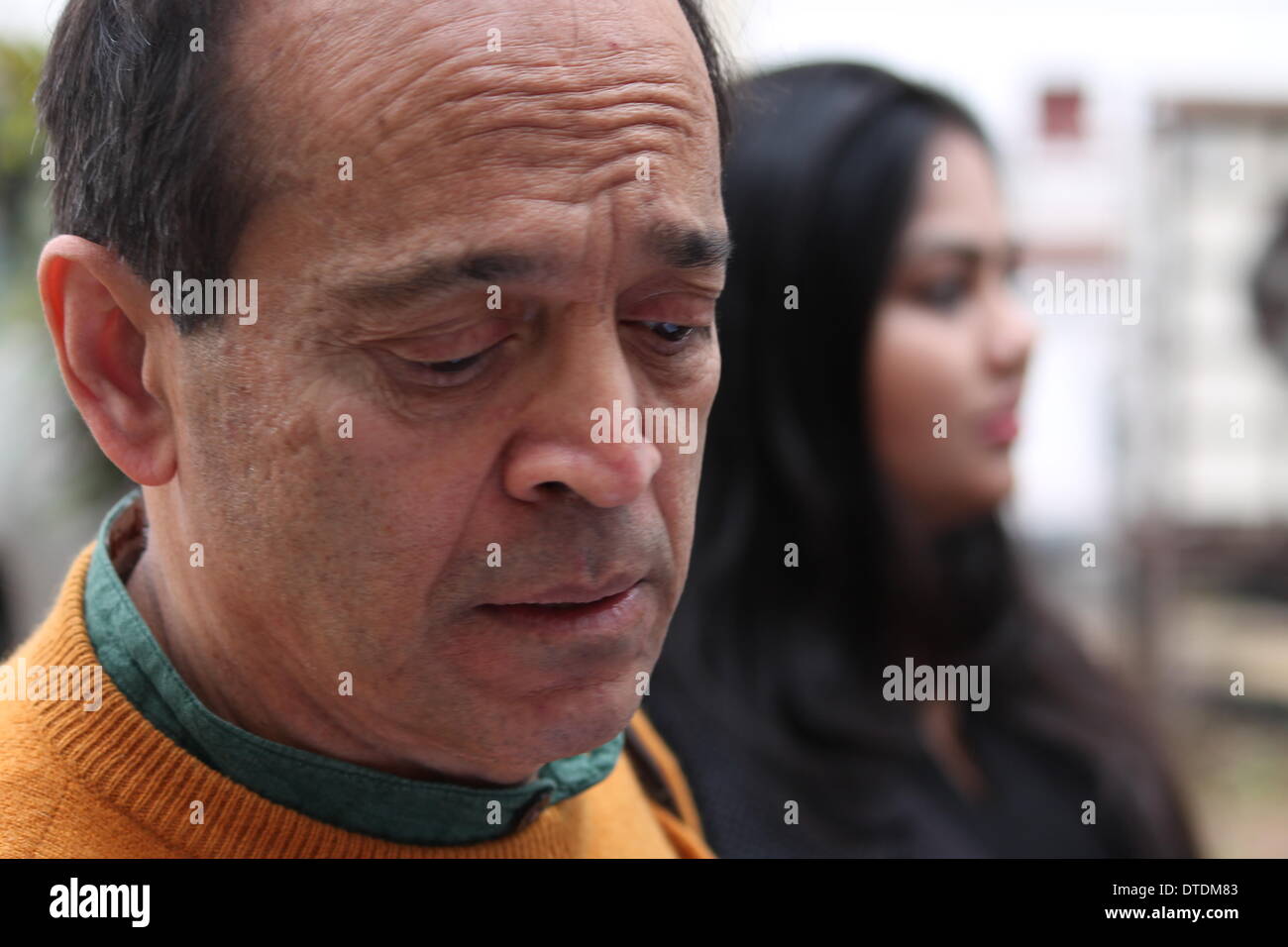 Patna Museum, Patna, Bihar, India, February 16th 2014. Vikram Seth, an ...