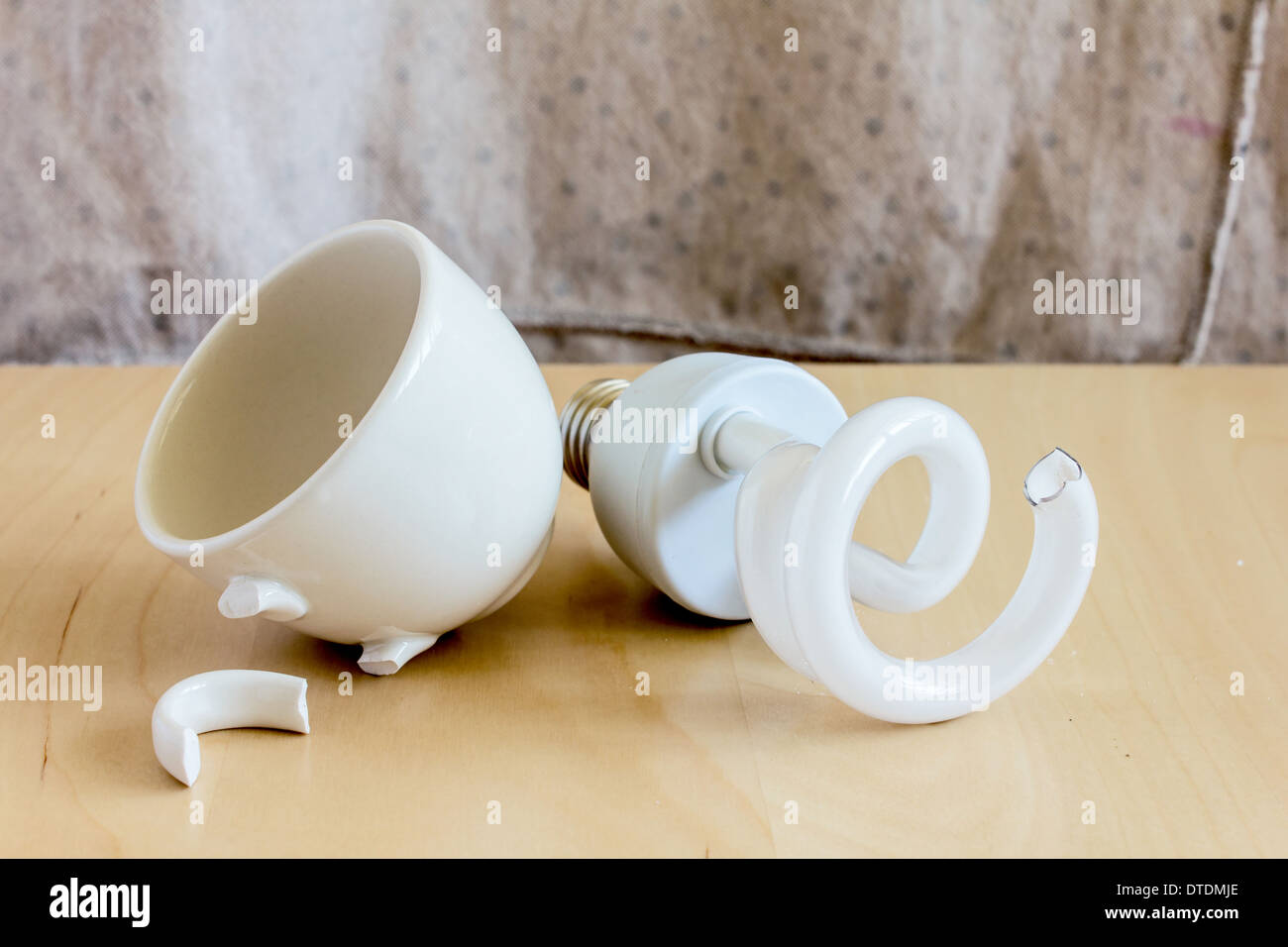 Broken table lamp hi-res stock photography and images - Alamy