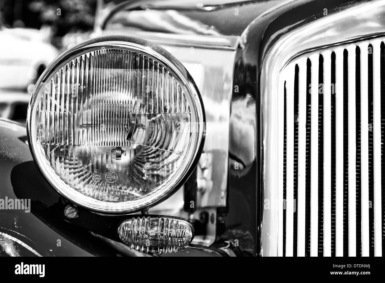 Detail of the two-door convertible DKW F8 Stock Photo - Alamy