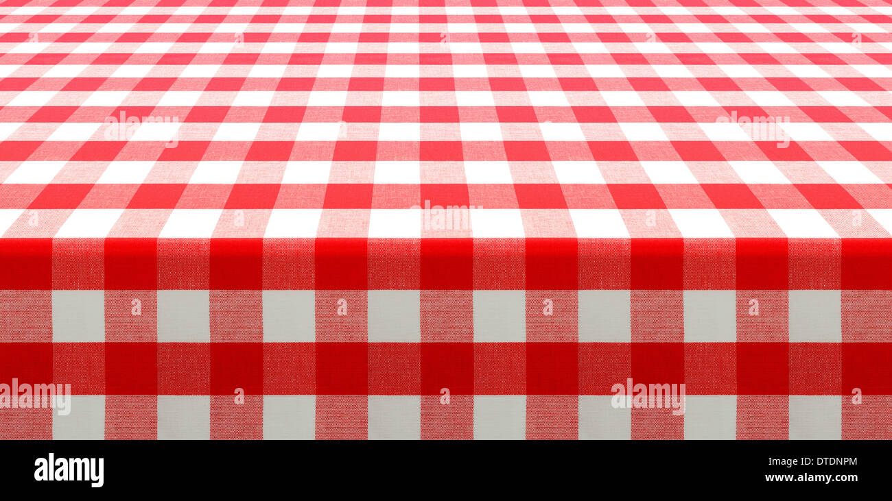Checked tablecloth perspective hi-res stock photography and images - Alamy