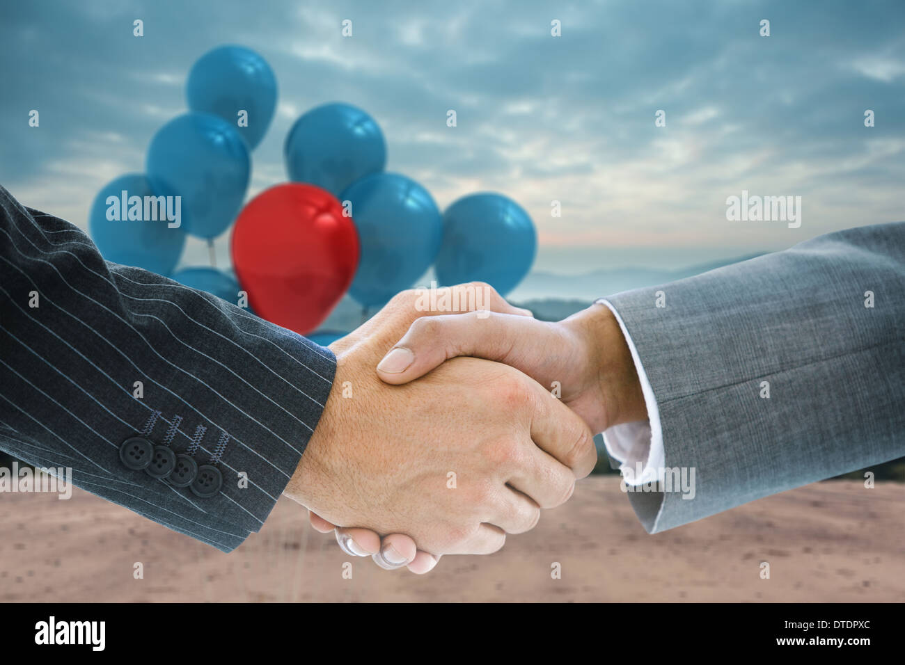 Party man handshake hi-res stock photography and images - Alamy