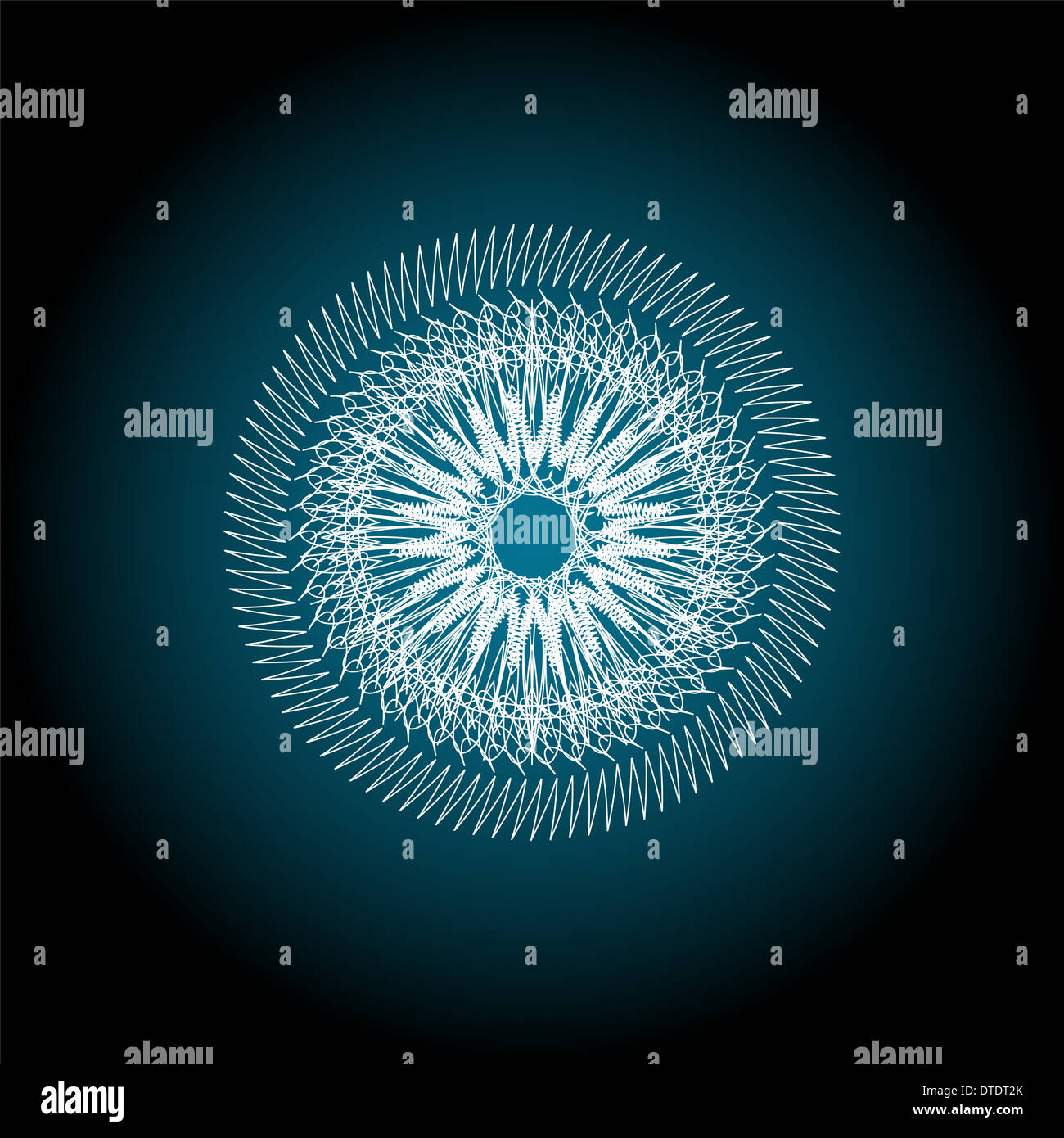 Blue Indian ornament Stock Photo - Alamy
