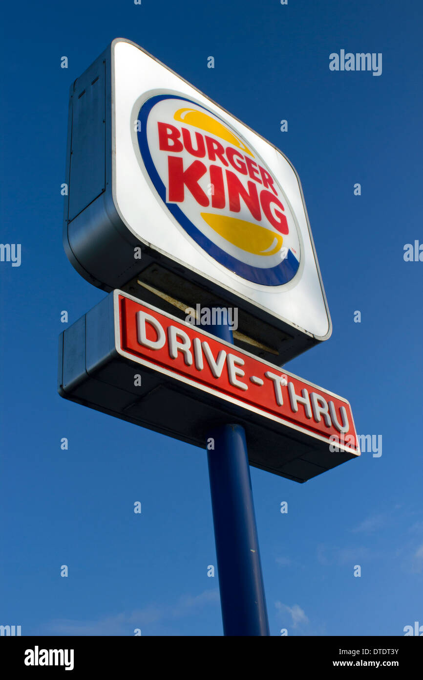 Burger King Sign Stock Photo - Alamy
