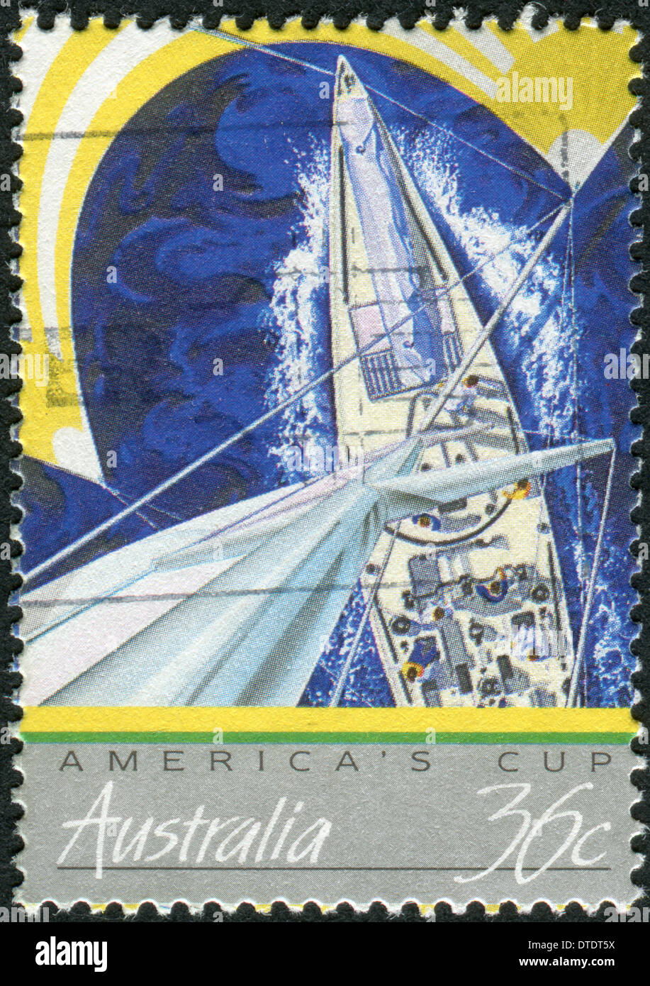 AUSTRALIA - CIRCA 1987: Postage stamp printed in Australia, is ...