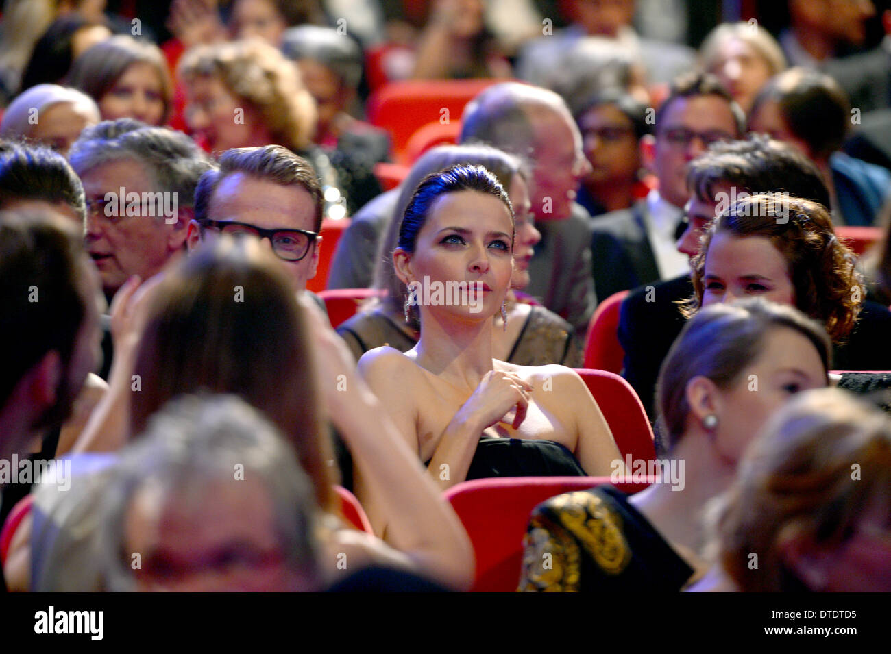 Berlin, Germany. 15th Feb, 2014. German model Eva Padberg attends the ...