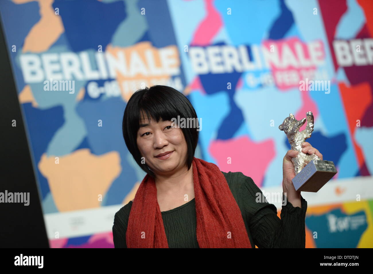 Berlin, Germany. 15th Feb, 2014. Chinese screenplay writer Ma Yingli ...