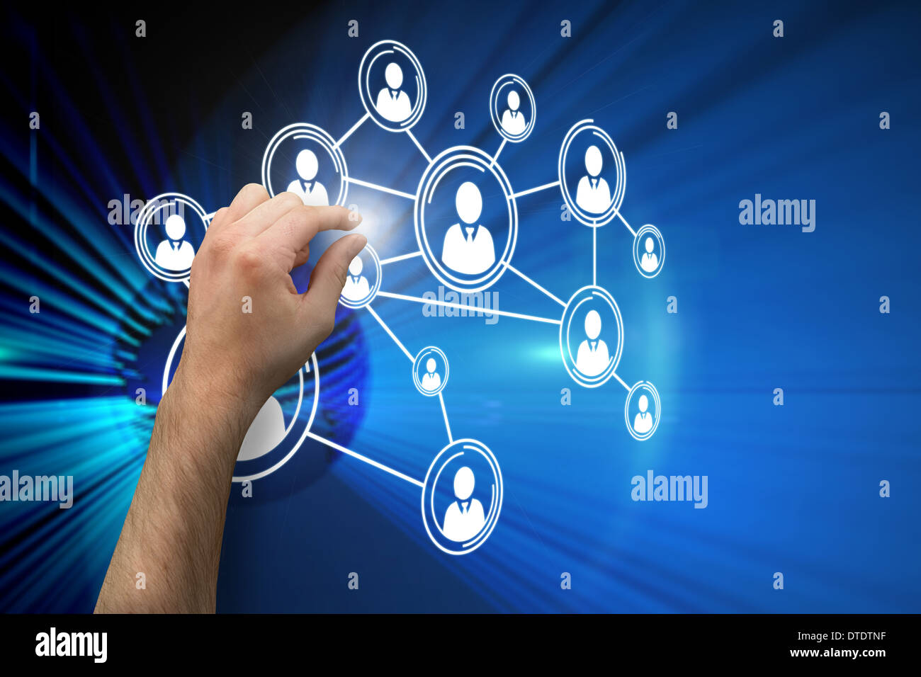 Composite image of hand presenting Stock Photo - Alamy