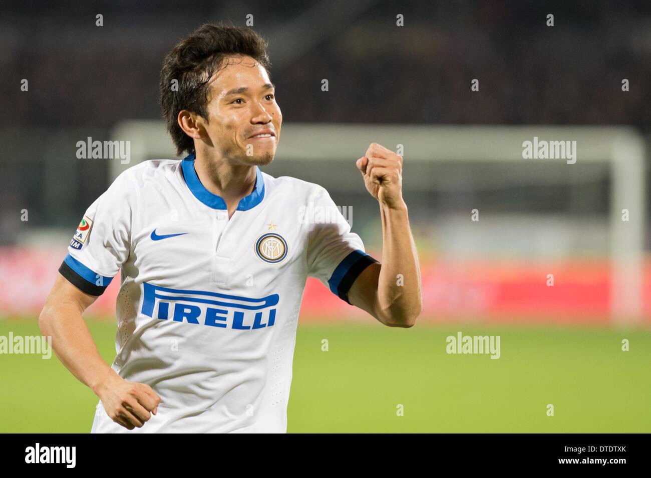Firenze, Italy. 15th Feb, 2014. Yuto Nagatomo (Inter) Football / Soccer ...