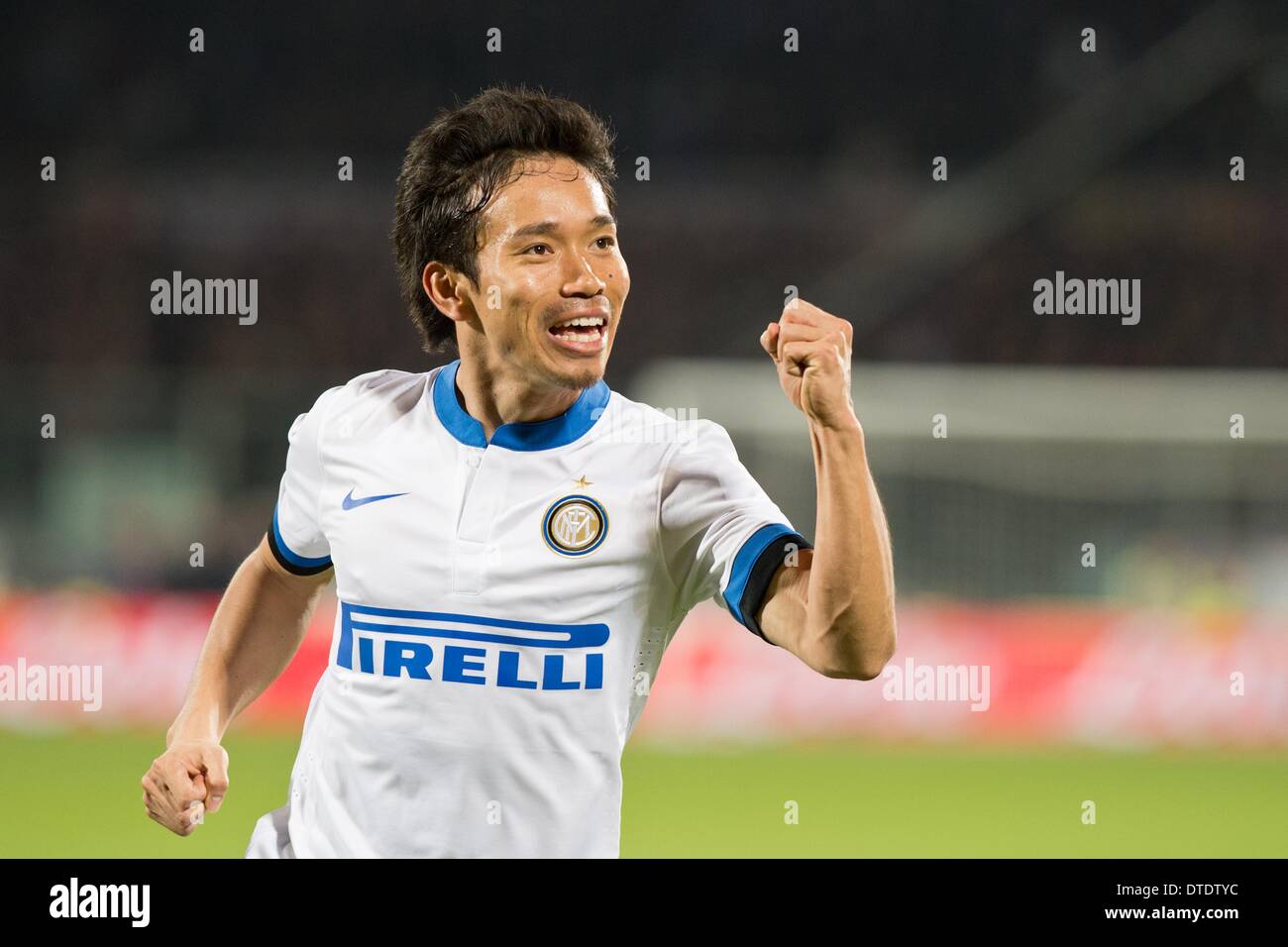 Firenze, Italy. 15th Feb, 2014. Yuto Nagatomo (Inter) Football / Soccer ...