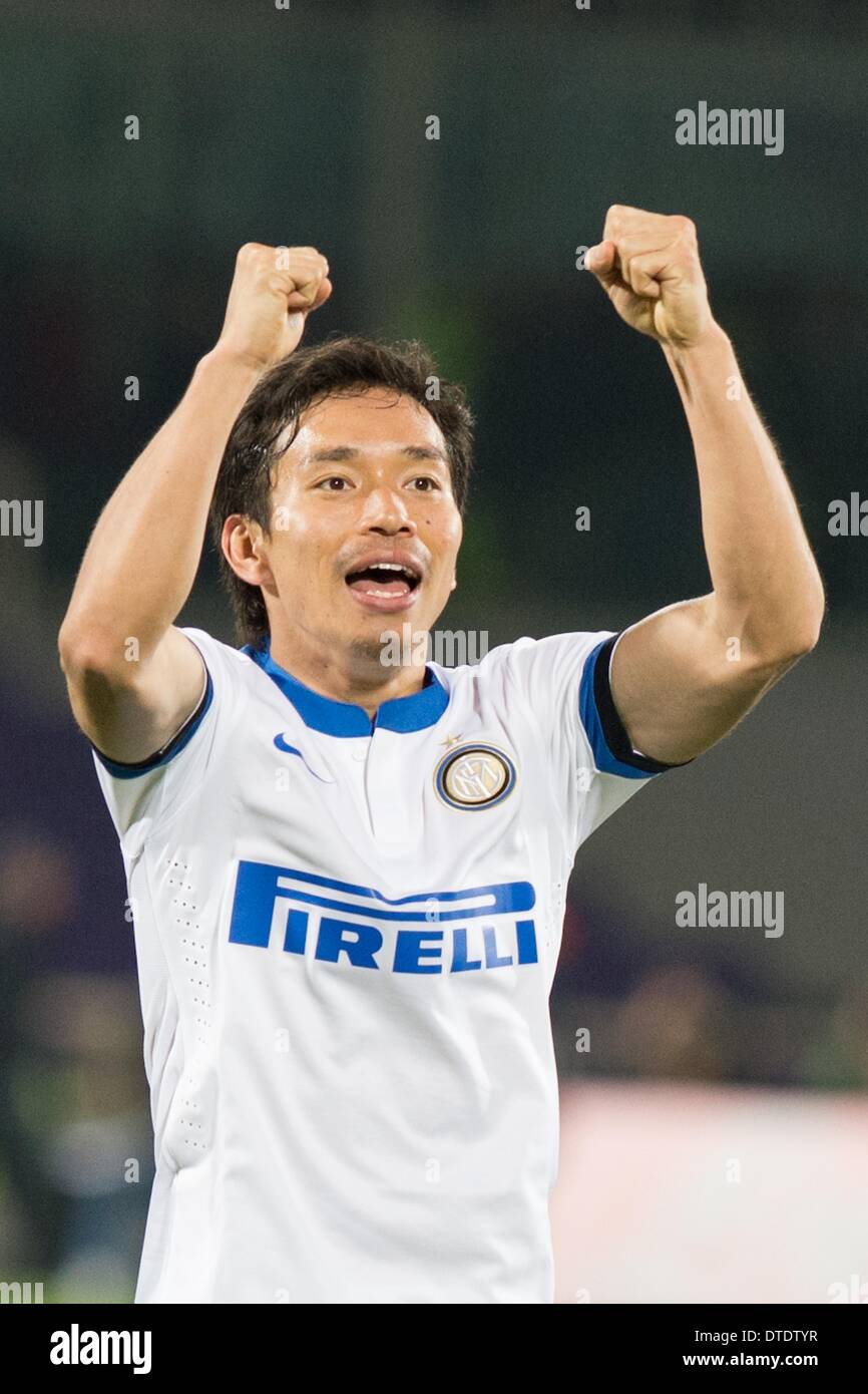 Firenze, Italy. 15th Feb, 2014. Yuto Nagatomo (Inter) Football / Soccer ...