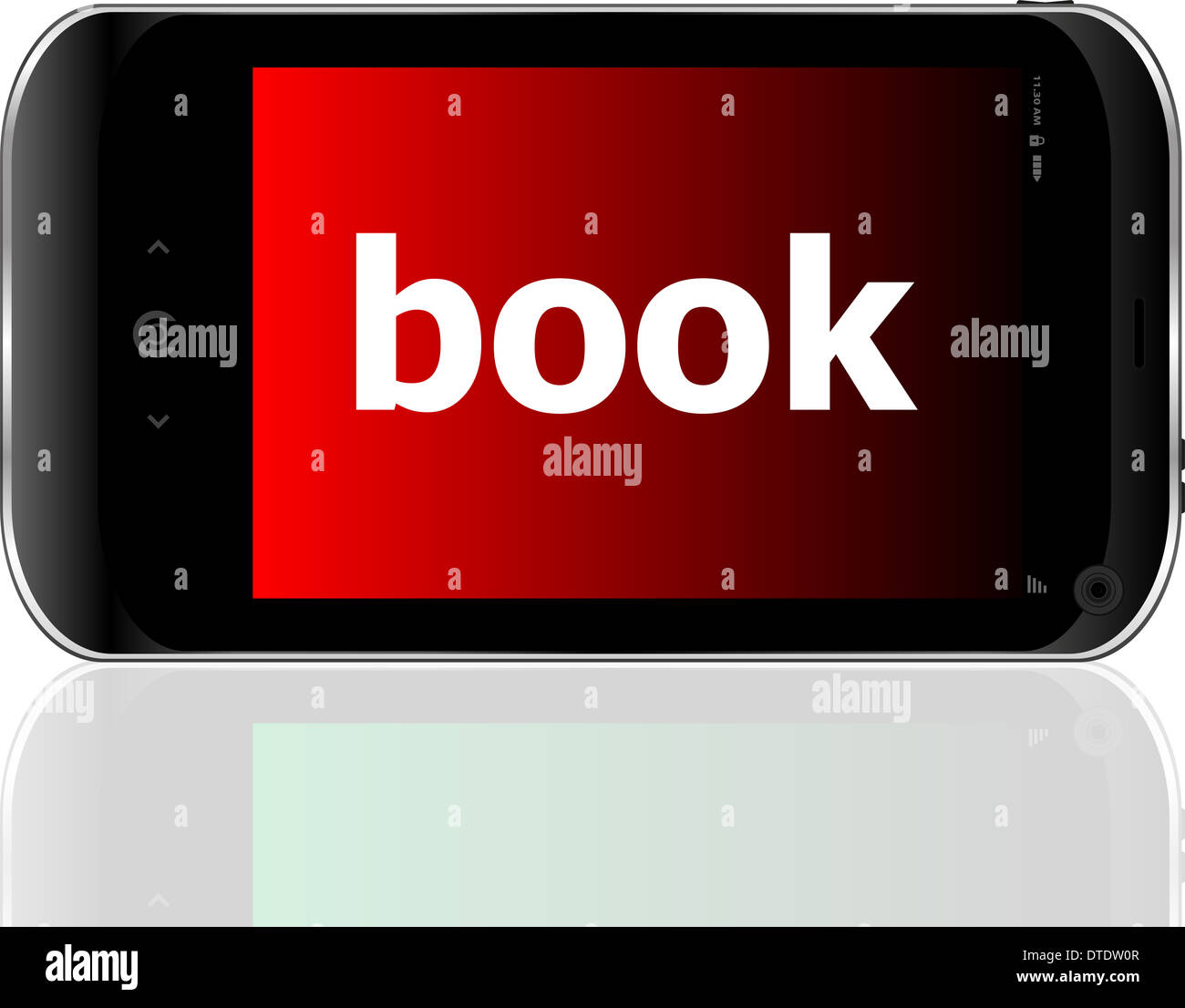 business concept: smartphone with word book on display Stock Photo - Alamy