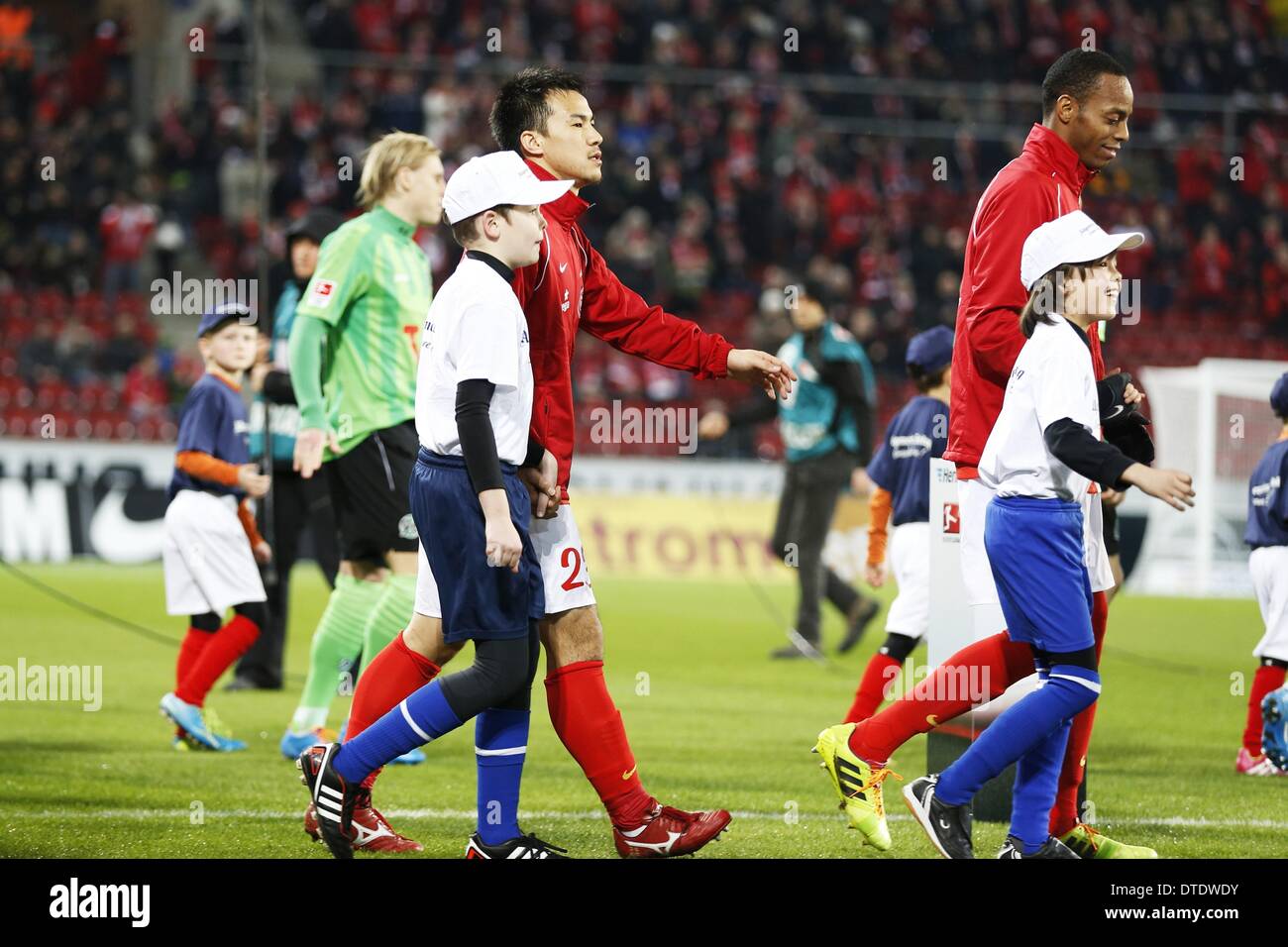 Mainz, Germany. 14th Feb, 2014. Shinji Okazaki (Mainz) Football ...