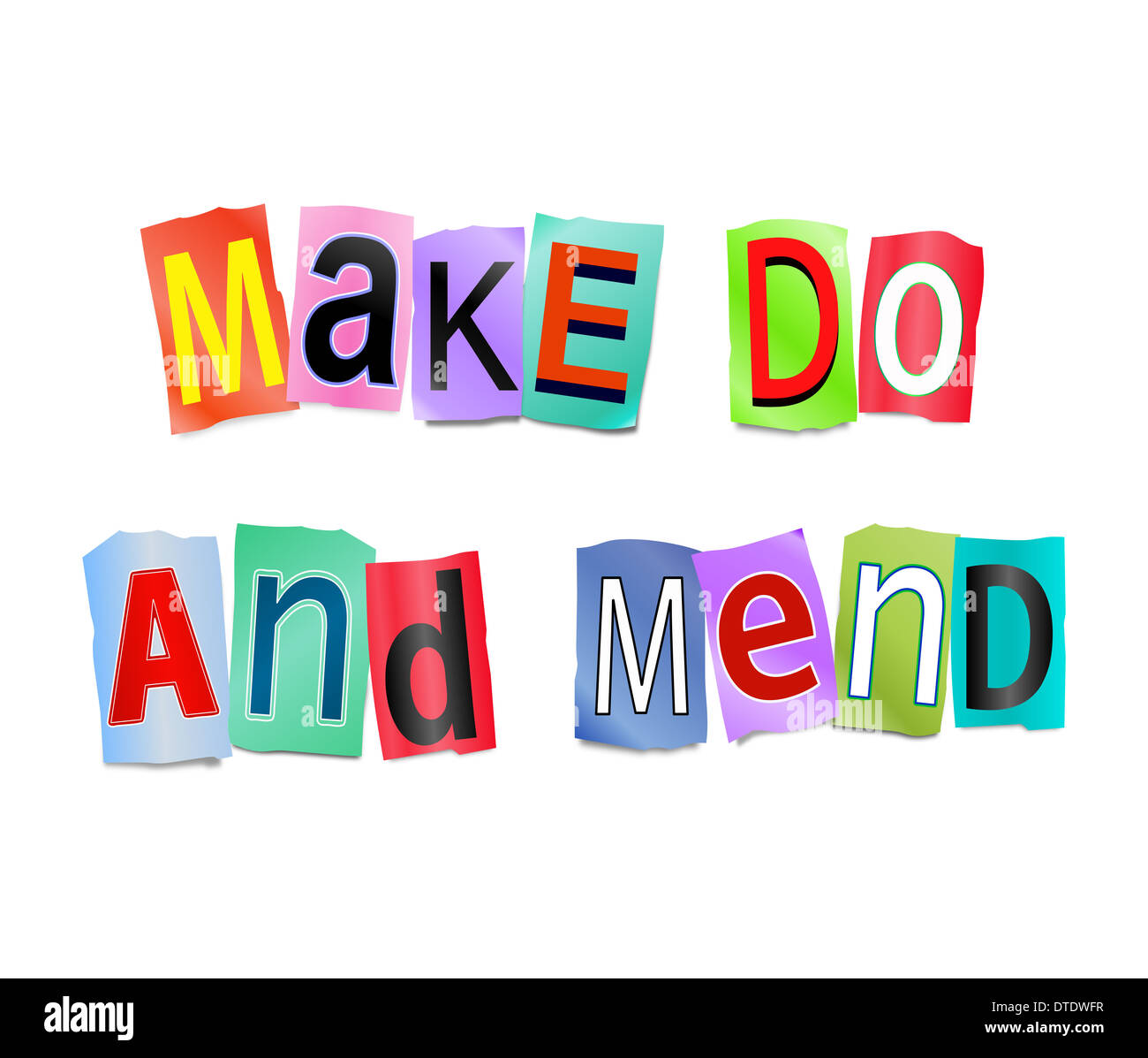 Make do and mend Stock Photo - Alamy