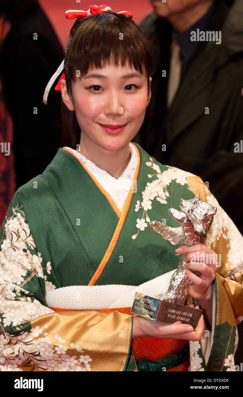Berlin, Germany. 15th Feb, 2014. Japanese actress Haru Kuroki poses ...