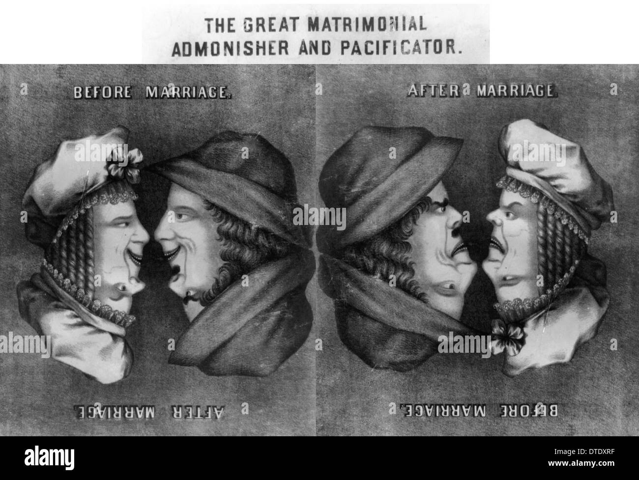 The great matrimonial admonisher and pacificator - Happy couple before ...