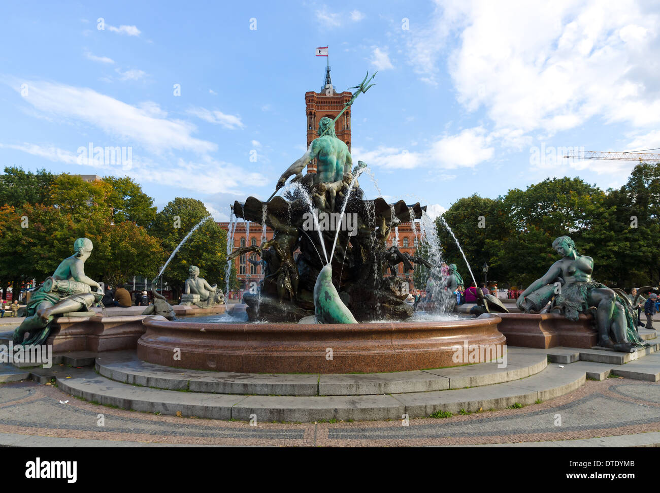 The Neptune Fountain in Berlin was built in 1891 and was designed by ...