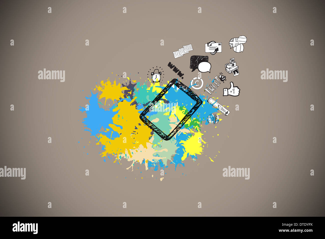 Paint tablet hi-res stock photography and images - Alamy