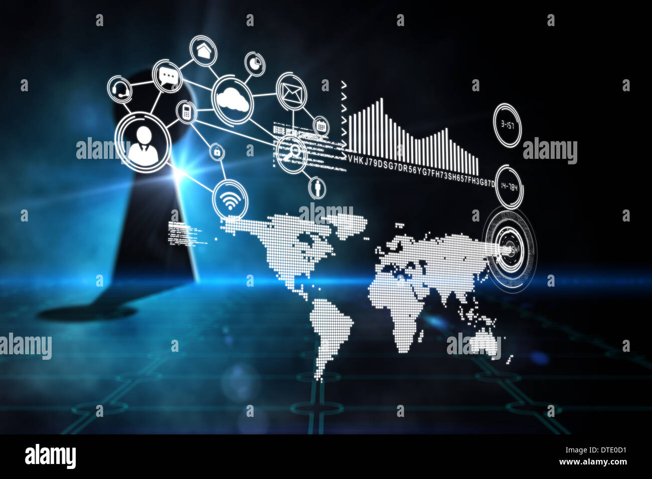 Composite image of technology interface Stock Photo - Alamy