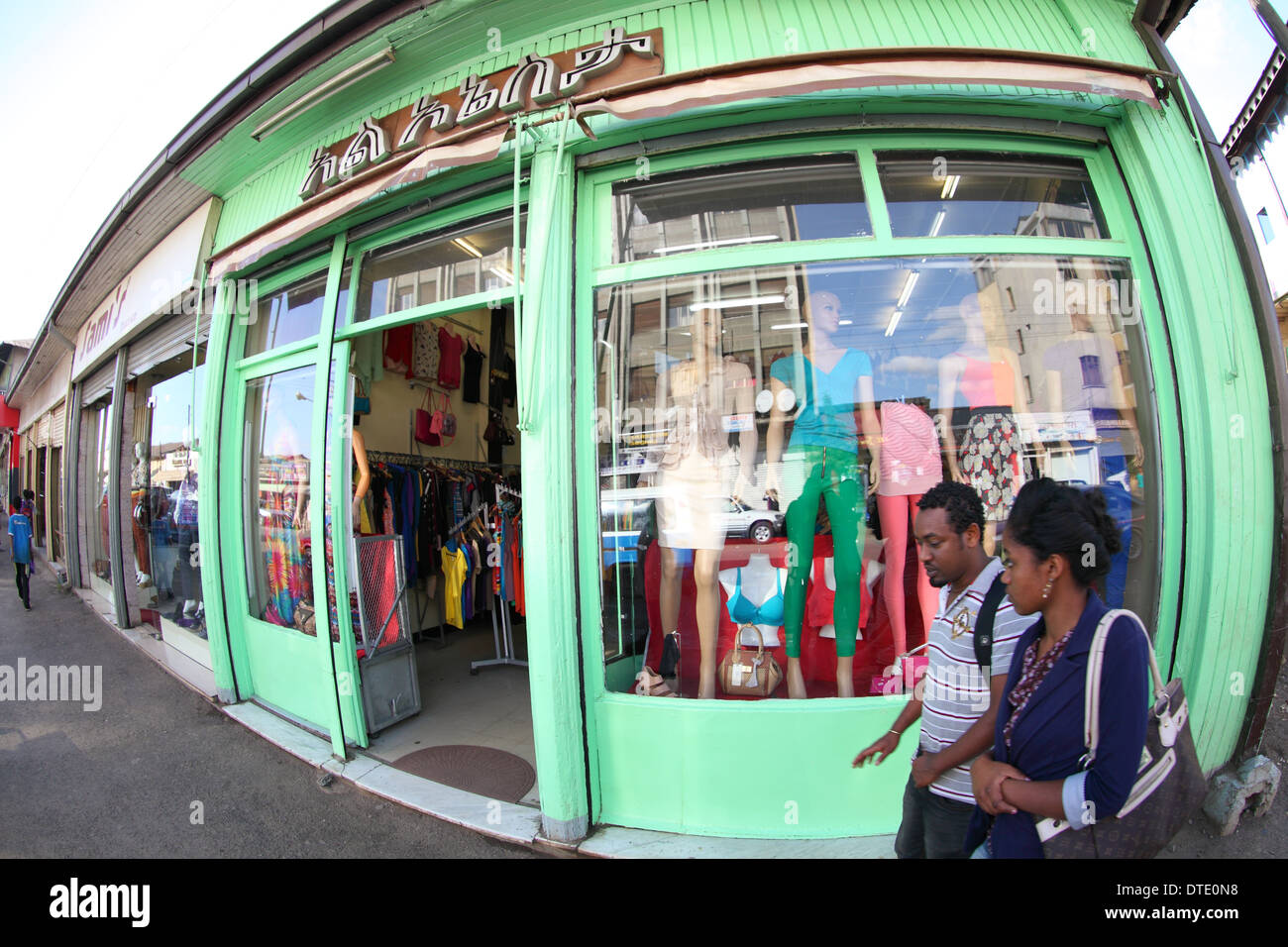 Addis Ababa, Ethiopia, Africa, Piazza Area Stock Photo - Alamy