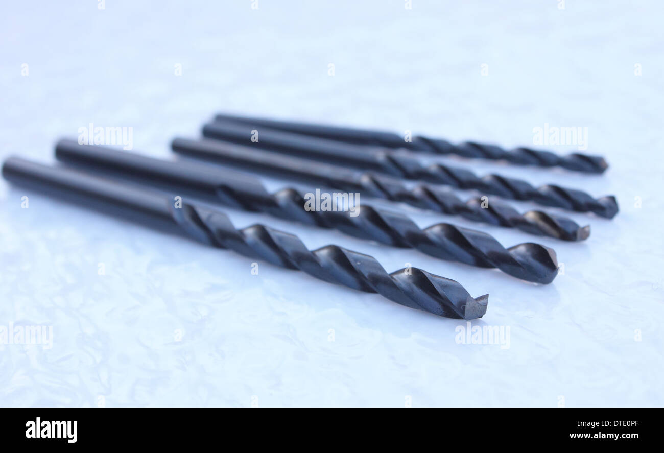 Straight shank drill bits Stock Photo - Alamy