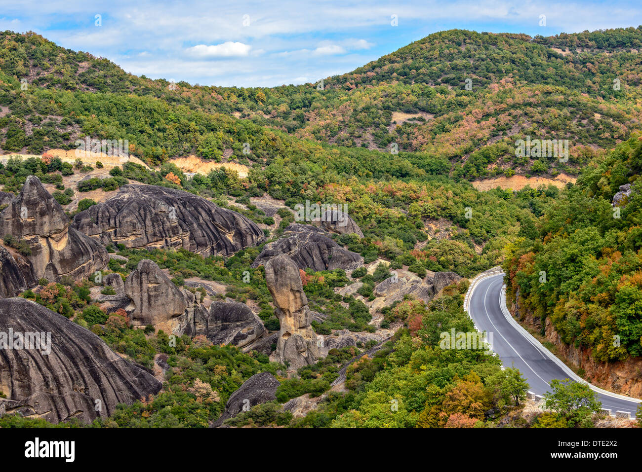 Asphalt road in rocks hi-res stock photography and images - Alamy