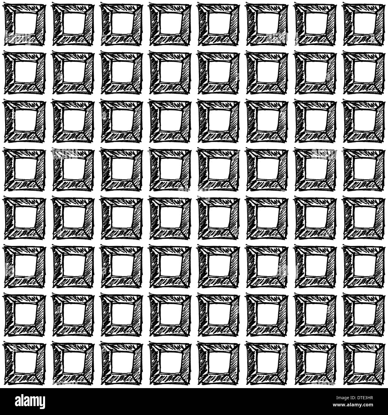 Hand drawn pattern background as design element Stock Photo - Alamy