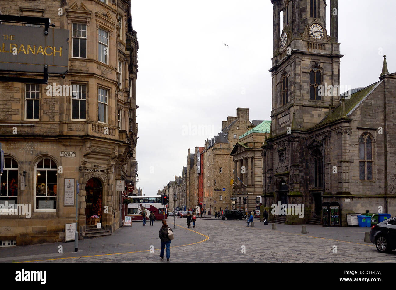 The Tron Church on the High Street (Royal Mile) of Edinburgh, Scotland ...