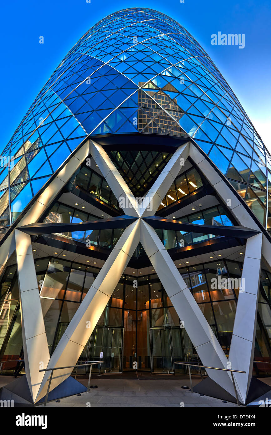 "the Gherkin" and previously the Swiss Re Building) is a skyscraper in ...