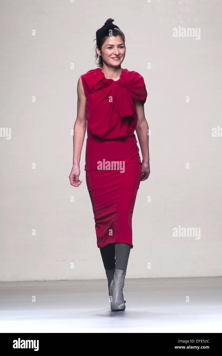 Model at the Maria Barros Fashion Show during the Mercedes-Benz Fashion ...
