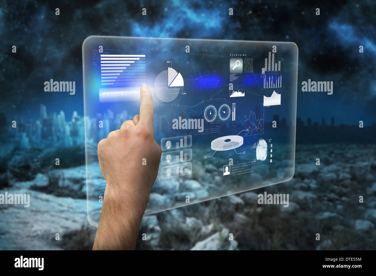 Hand and stars galaxy hi-res stock photography and images - Alamy