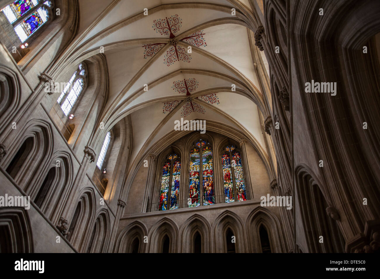 inside Wells Cathedral, Somerset, England, UK Stock Photo - Alamy