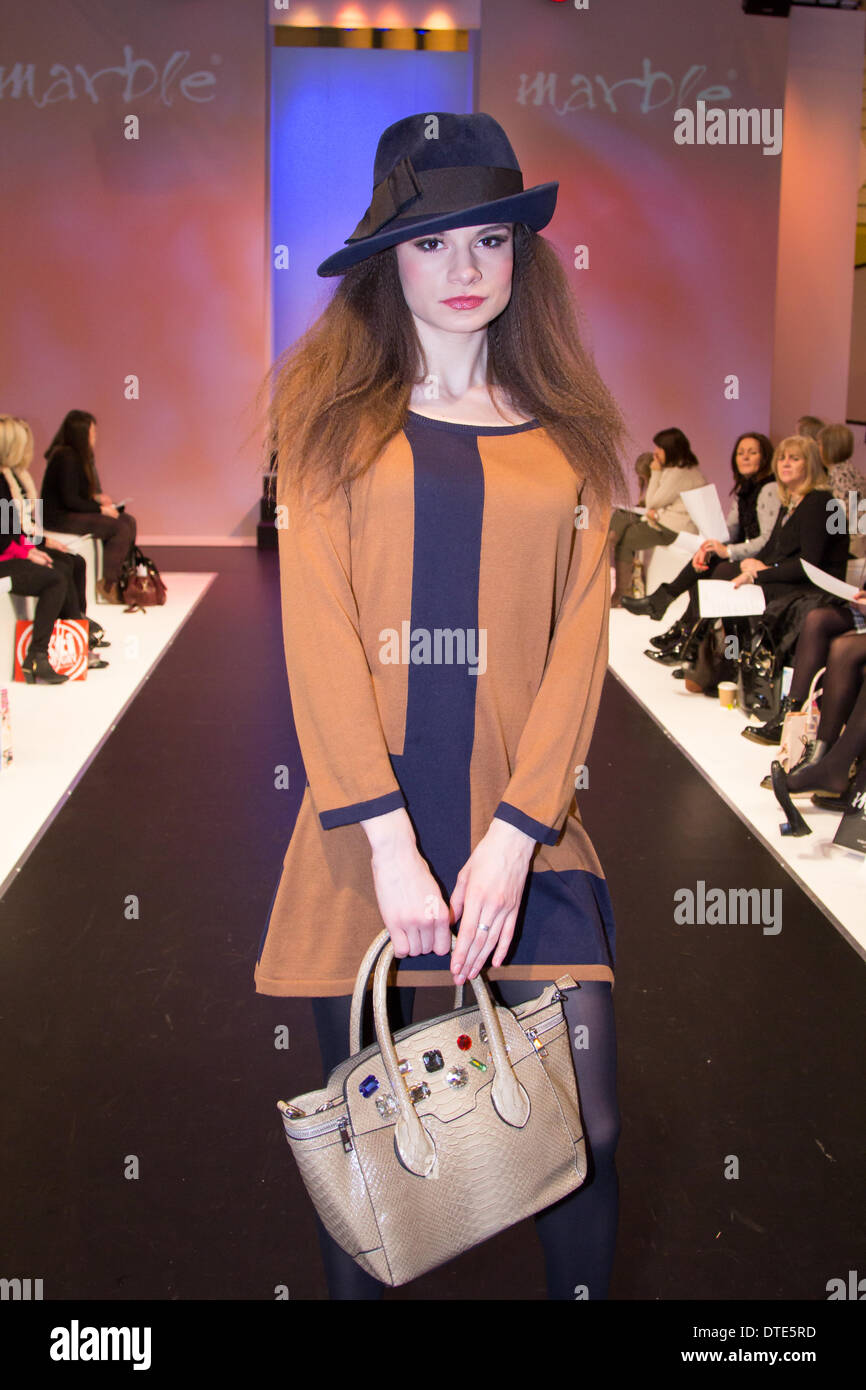 Women's wear fashion show at MODA fashion show at the NEC in Birmingham ...