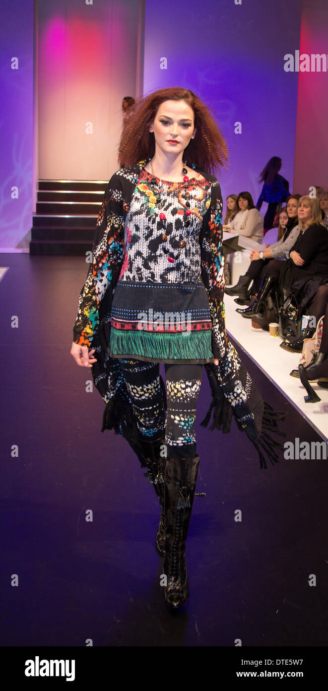 Women's wear fashion show at MODA fashion show at the NEC in Birmingham ...