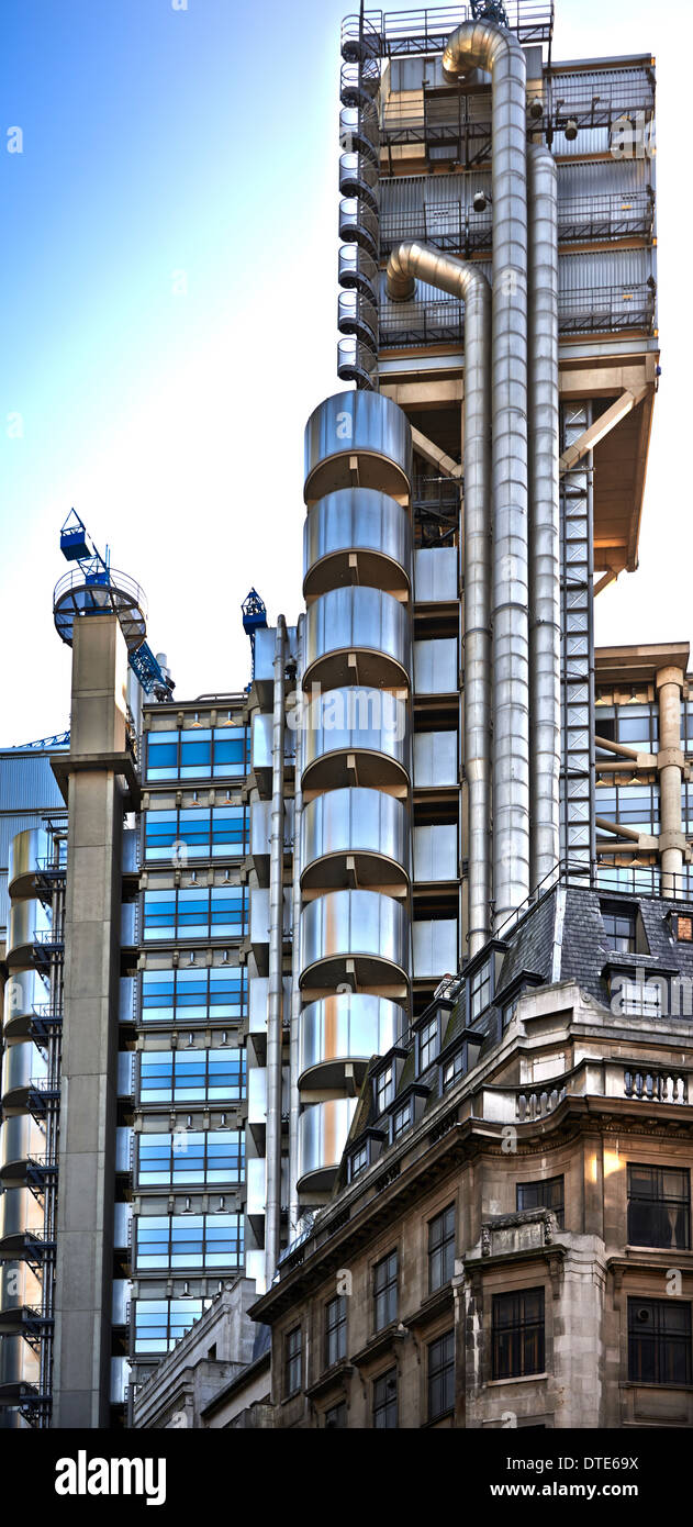 The Lloyd's building (sometimes known as the Inside-Out Building) is the home of the insurance ...