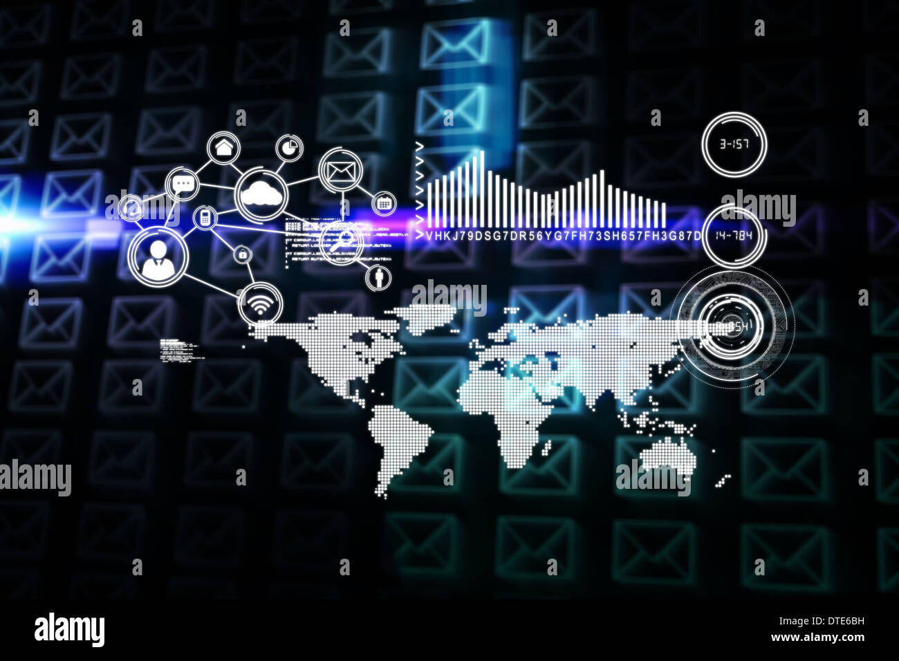 Composite image of technology interface Stock Photo - Alamy