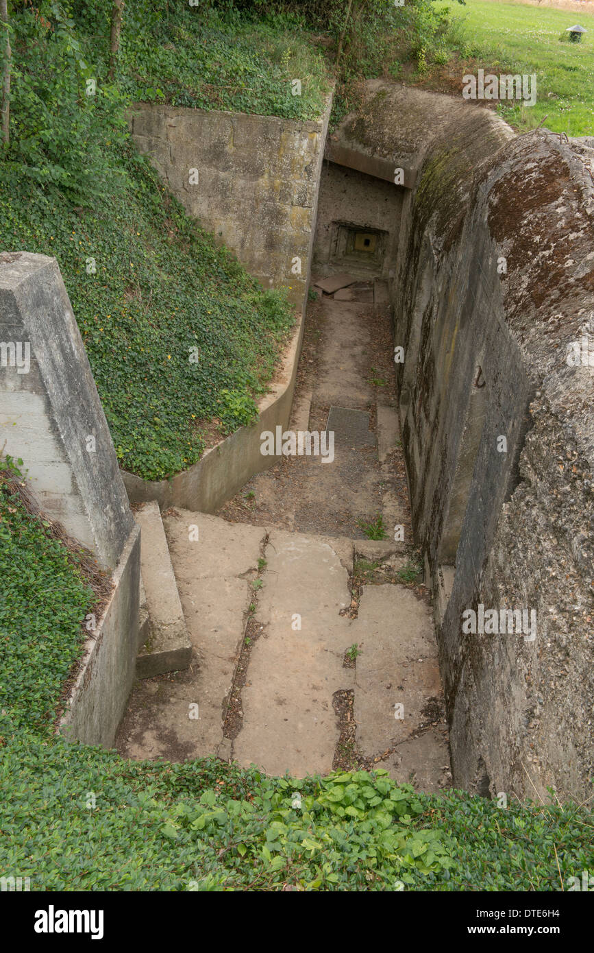 Entrance to german bunker hi-res stock photography and images - Alamy