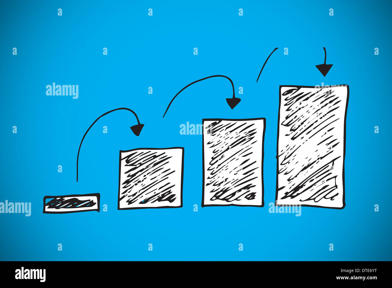 Doodle chart hi-res stock photography and images - Alamy