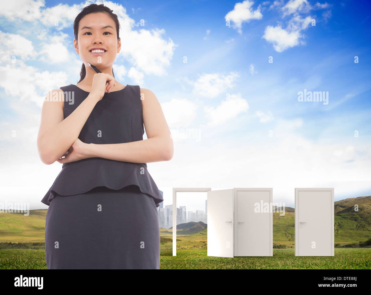 Asian thinking hi-res stock photography and images - Alamy