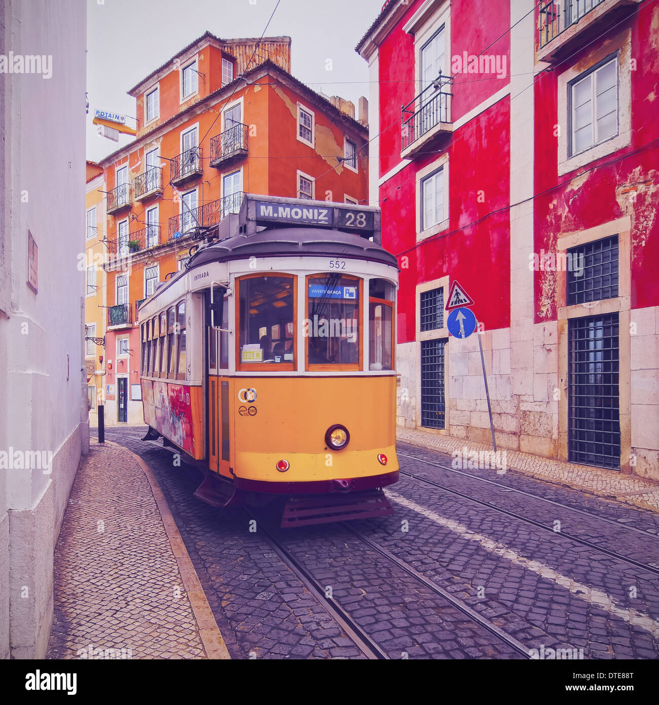 Lisbon 28 line tram hi-res stock photography and images - Alamy