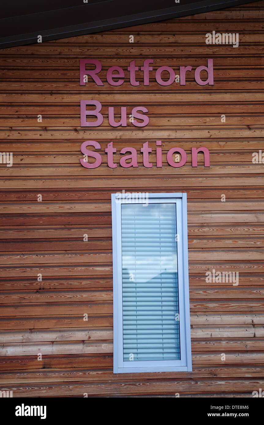 Retford Bus And Coach Station,North Nottinghamshire, UK Stock Photo - Alamy
