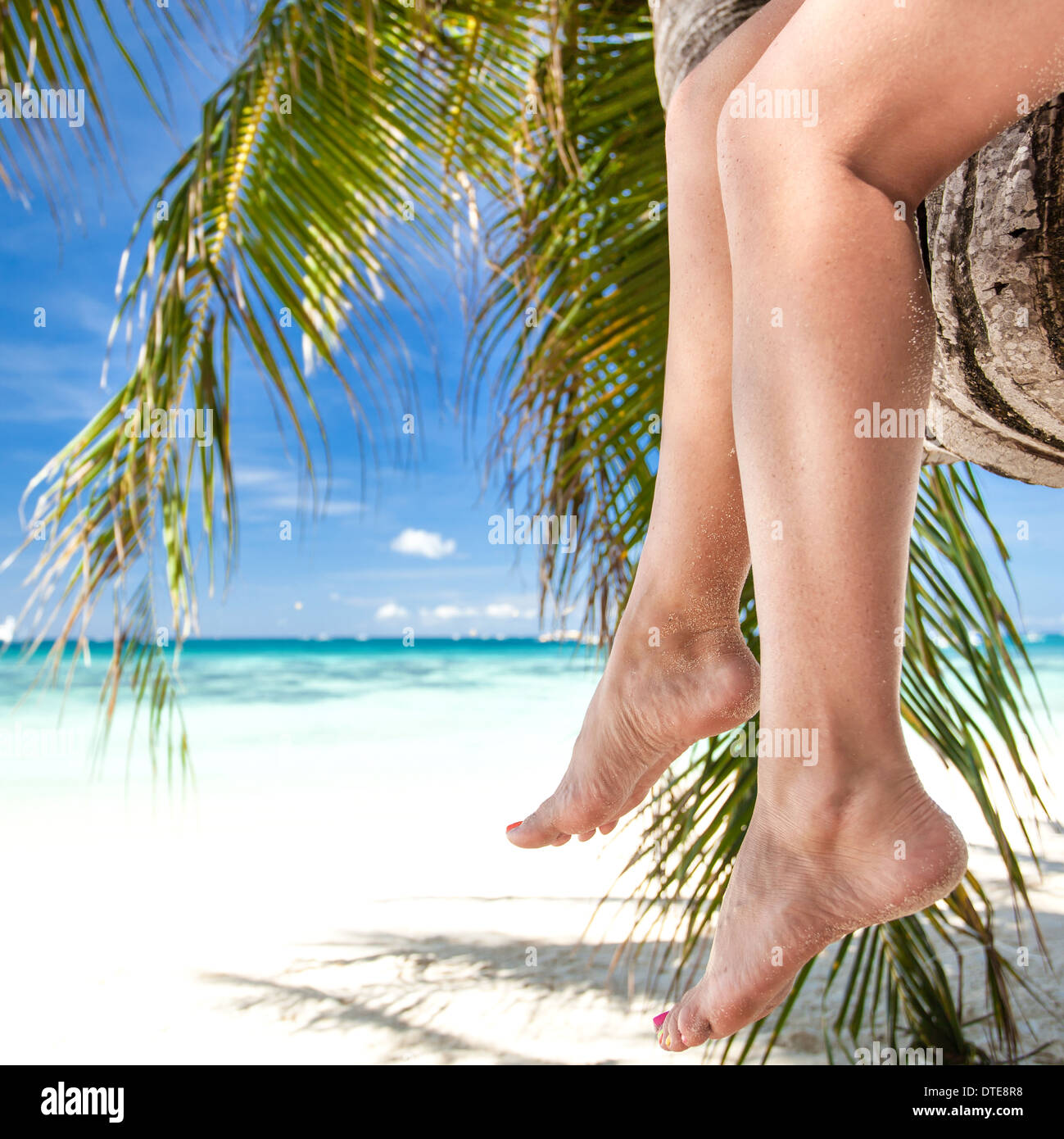 Coconut hawaii woman hi-res stock photography and images - Alamy