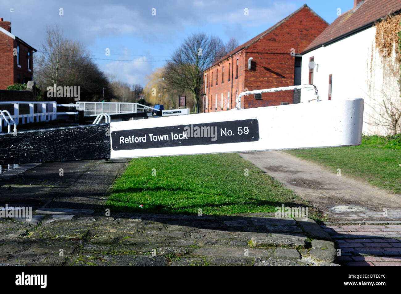 East Retford ,Chesterfield Canal, North Nottinghamshire, UK Stock Photo ...