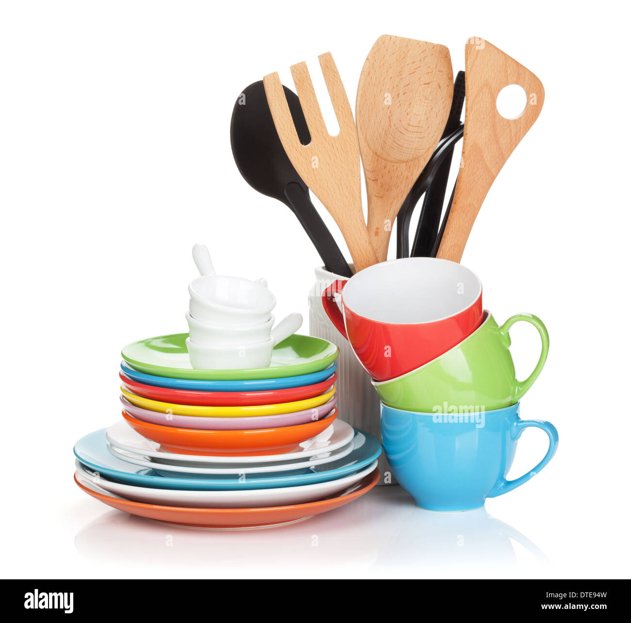 Cooking equipment. Isolated on white background Stock Photo - Alamy