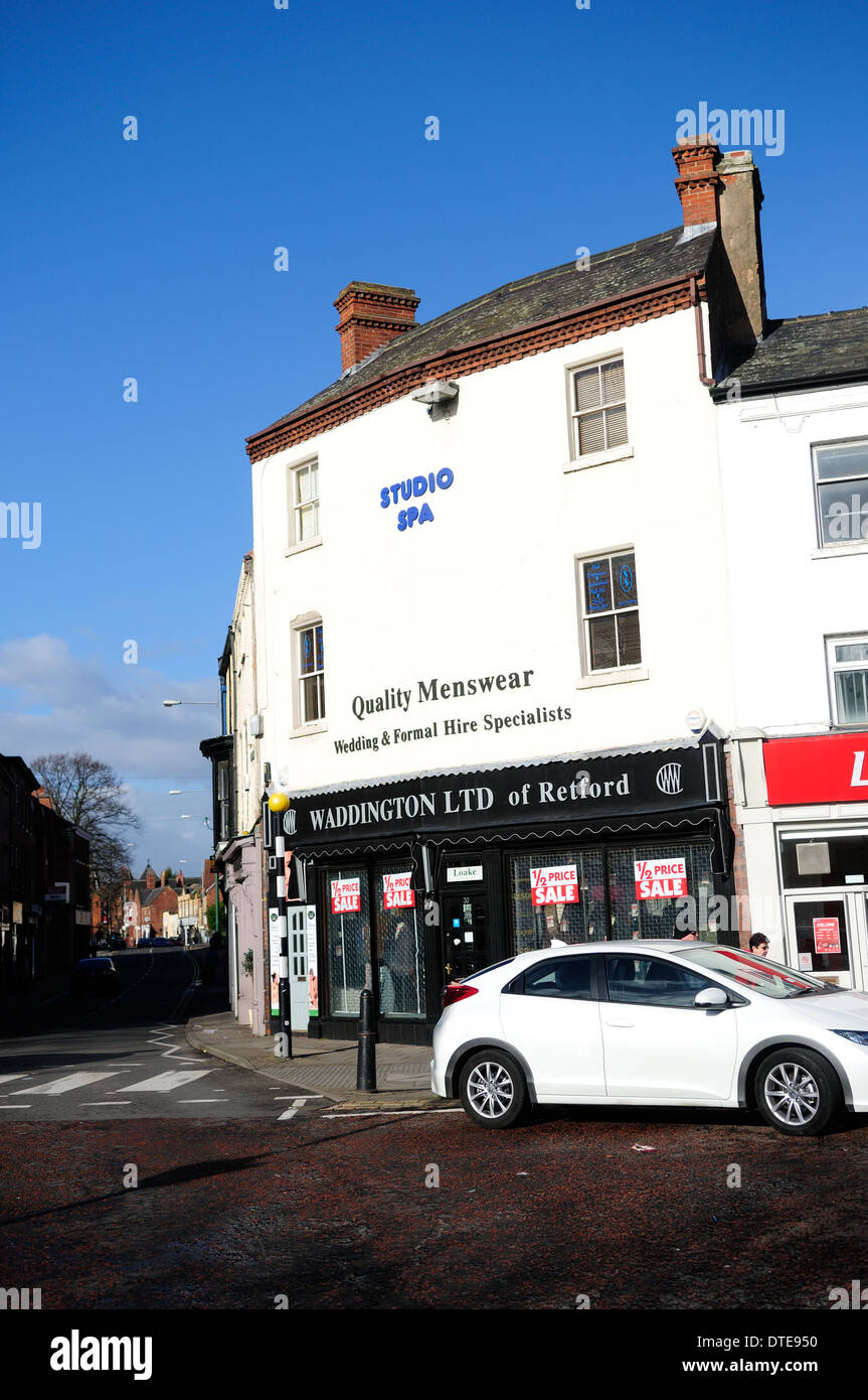 Retford,Town Center, Nottinghamshire, UK Stock Photo - Alamy