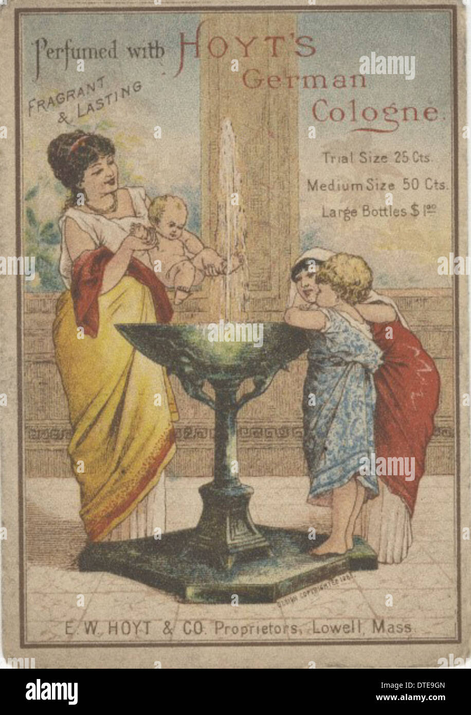 An E.W. Hoyt & Co. trade card advertising ablution fountains ...