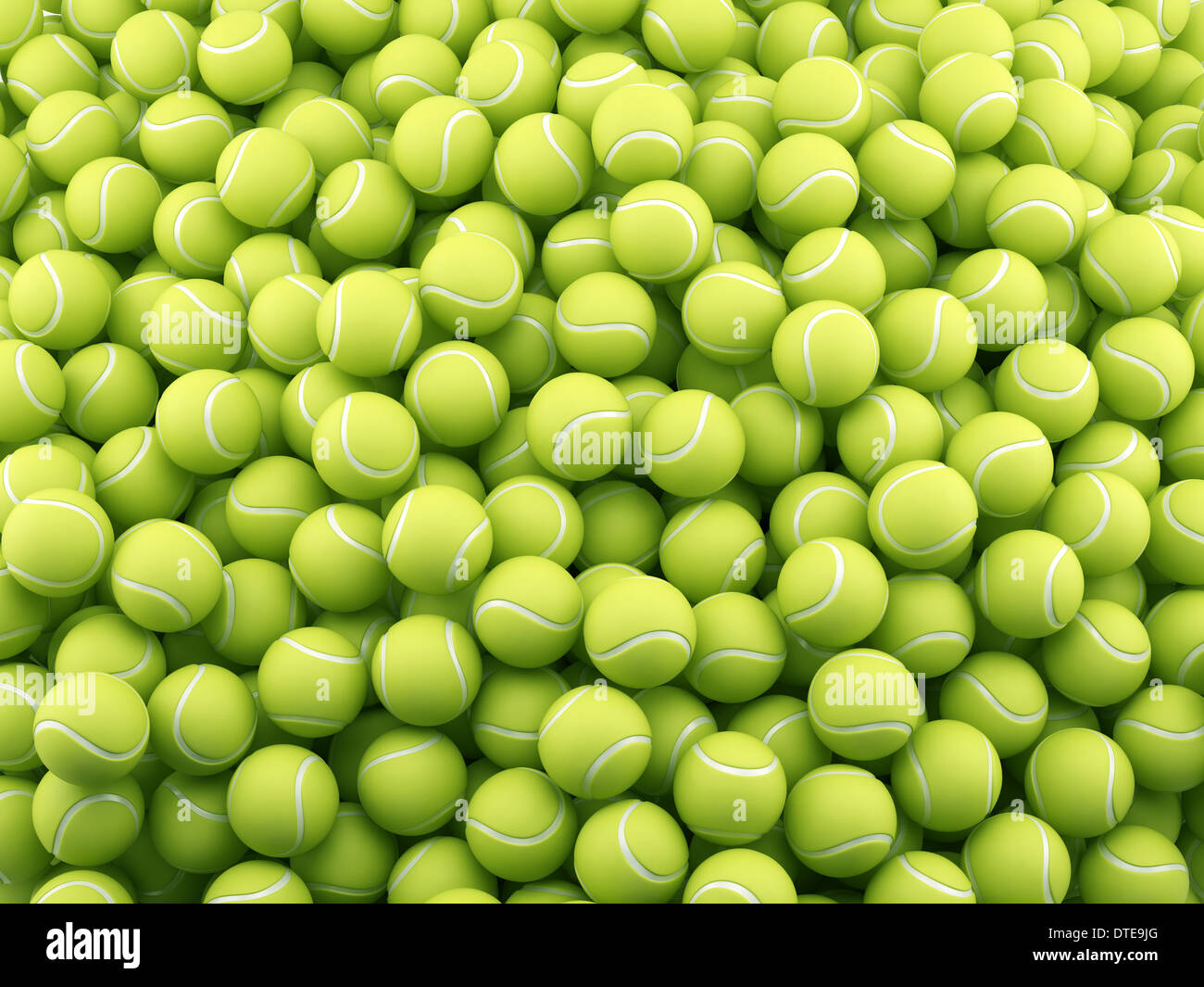 3d render of tennis ball background. Sport concept Stock Photo - Alamy