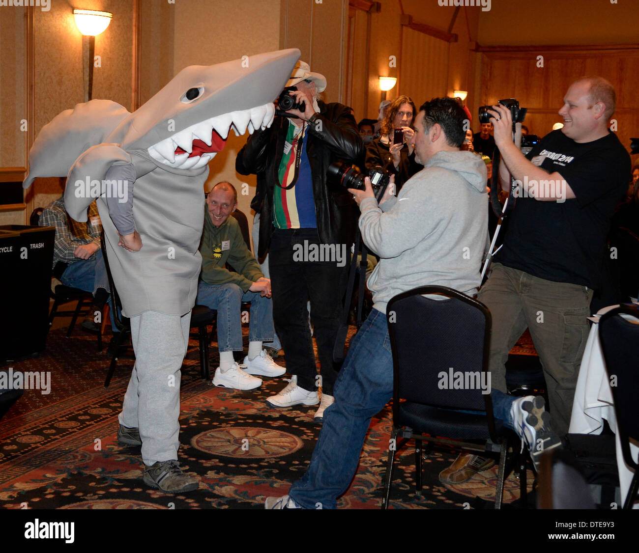 Feb 15, 2014. Denver CO. Famous meteorologist Tim Marshall dress up a ...